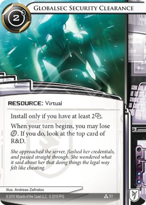 Globalsec Security Clearance · NetrunnerDB