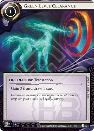 Green Level Clearance · NetrunnerDB