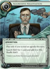 Aggressive Negotiation · NetrunnerDB
