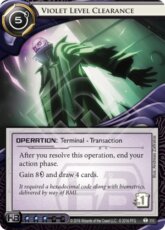 Violet Level Clearance · NetrunnerDB
