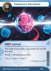 Emergency Shutdown · NetrunnerDB