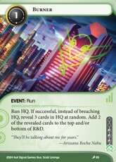 Burner · NetrunnerDB