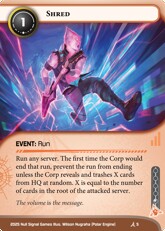 Shred · NetrunnerDB