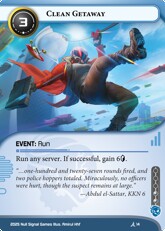 Clean Getaway · NetrunnerDB