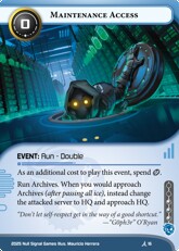 Maintenance Access · NetrunnerDB